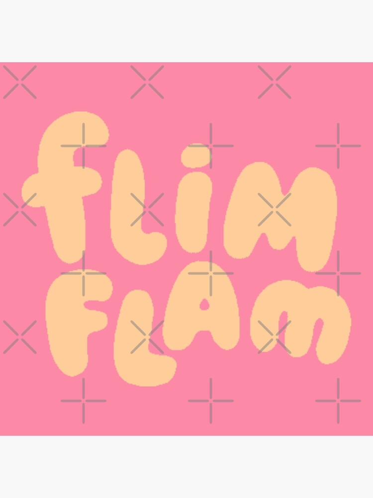"Flim Flam Logo" Poster for Sale by UnluckyPanda | Redbubble