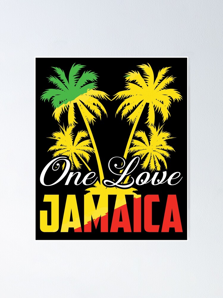 "One Love Jamaica Rasta Reggae Music Caribbean " Poster for Sale by ...