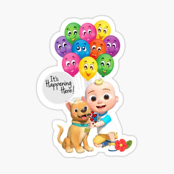 "Cocomelon Nursery Rhymes" Sticker for Sale by cynthyaart | Redbubble