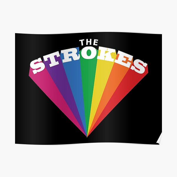 "The strokes rainbow diamond design" Poster for Sale by AfricaSport | Redbubble