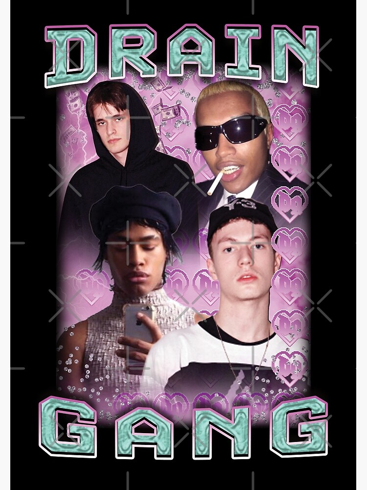 "Drain Gang Vintage Bootleg Shirt" Poster for Sale by amaraunknown ...
