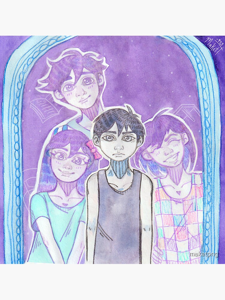 "A Floating Mirror OMORI" Sticker for Sale by maketpng | Redbubble