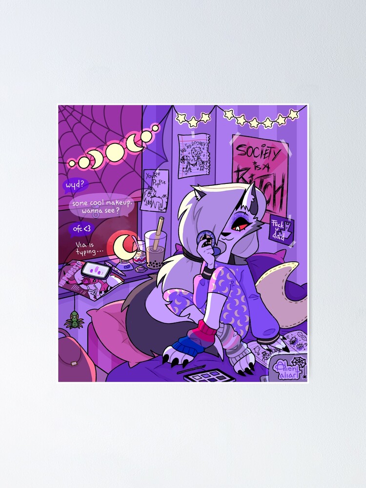 "Loona comfort corner" Poster for Sale by Alienali-Art | Redbubble