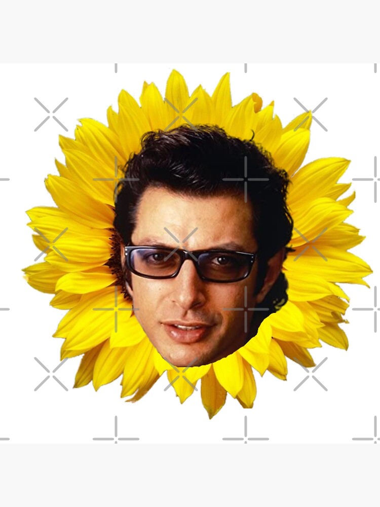 "Jeff Goldbloom Sunflower" Poster for Sale by medoggy | Redbubble