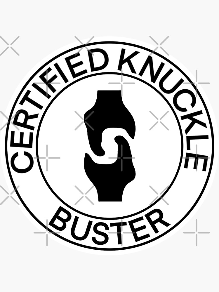 "Certified Railroad Knuckle Buster" Sticker for Sale by JKWorks | Redbubble