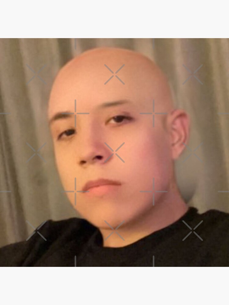 "Bald Quackity selfie" Poster for Sale by sikmnxj | Redbubble