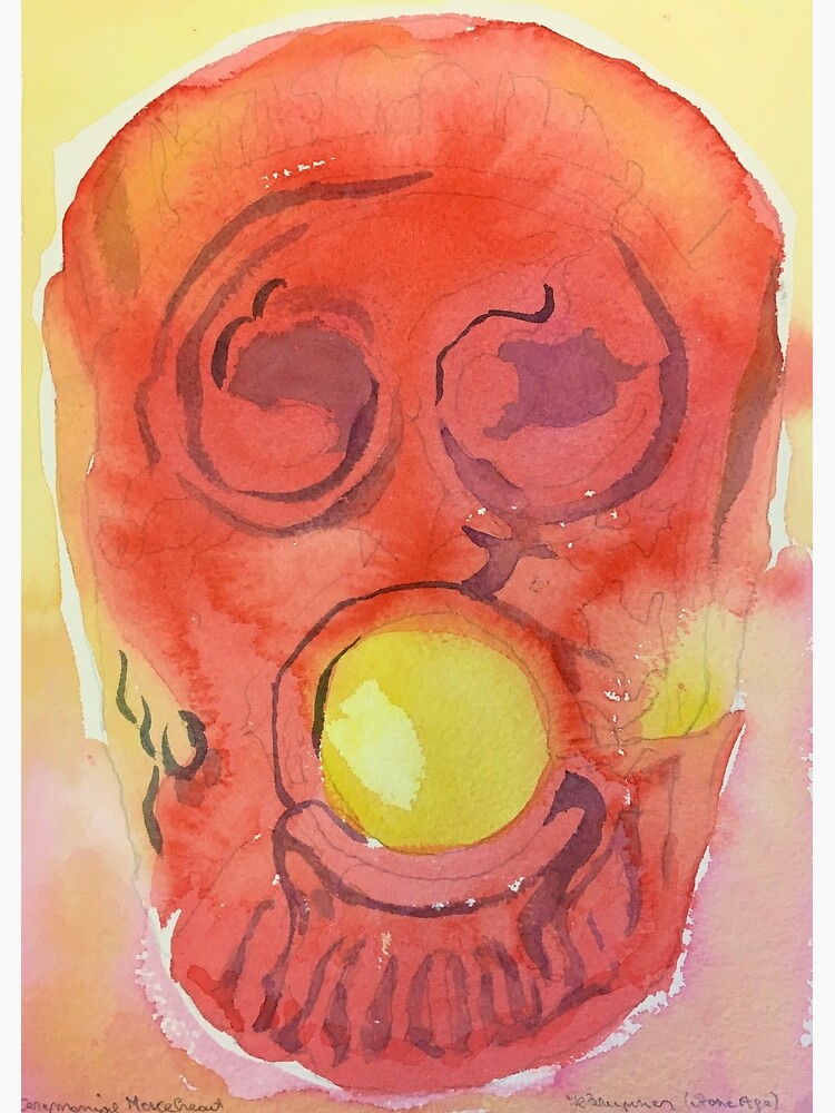 "Pagan God, Howling Fire Demon Face" Art Print for Sale by Cefercom ...