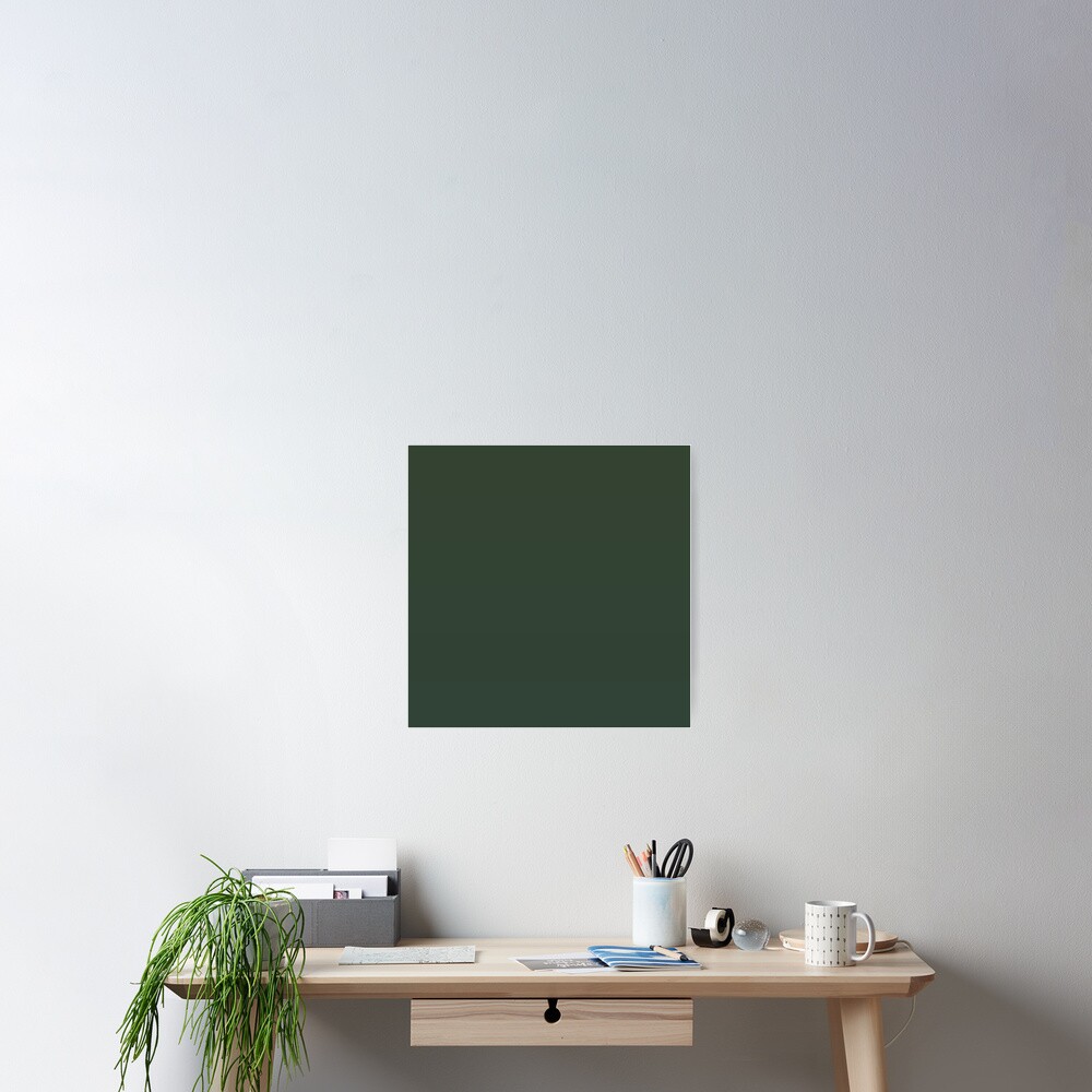 "Hunter Green Gradient #1 | Beautiful Gradients" Poster for Sale by ...