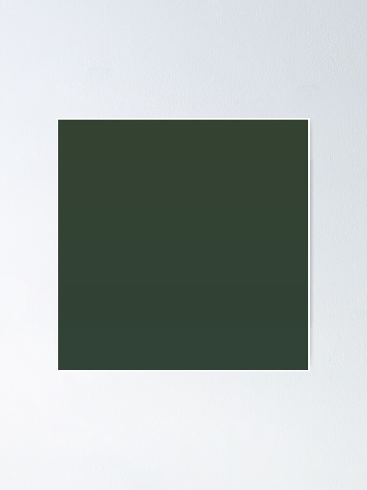 "Hunter Green Gradient #1 | Beautiful Gradients" Poster for Sale by ...