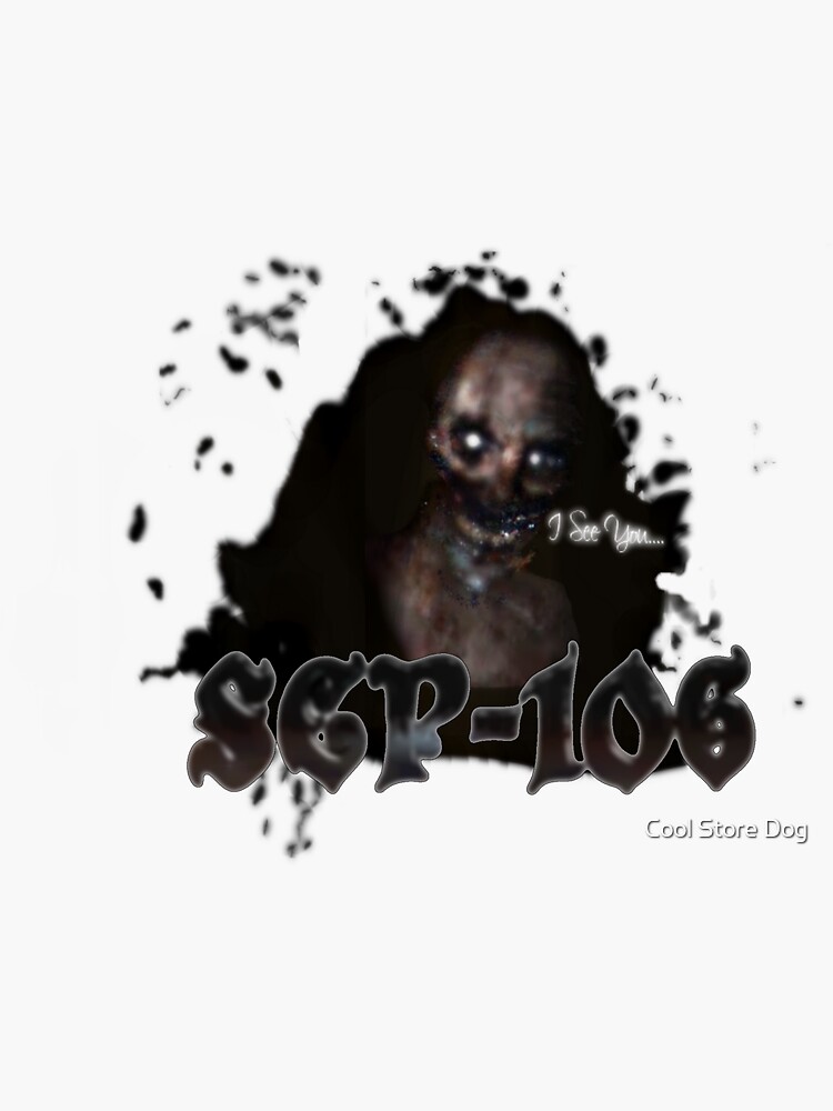 "SCP-106" Sticker for Sale by TheKalebFishStore | Redbubble