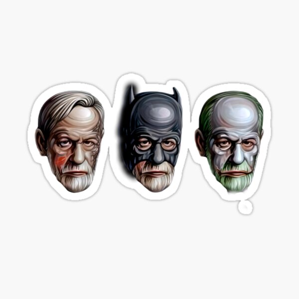 "sigmund freud sticker pack" Sticker for Sale by deztees | Redbubble