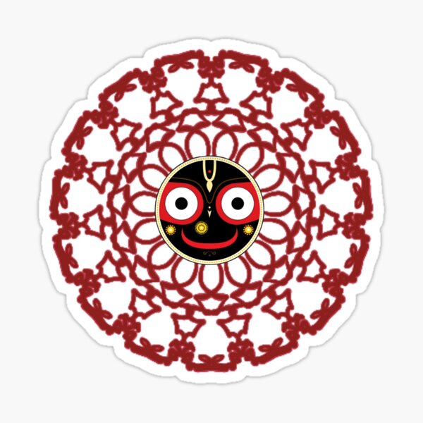 "Jagannath jai Jagannath lord Jagannath " Sticker for Sale by Krishnavi ...