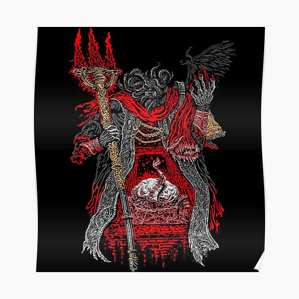 "Mohg, Lord of Blood" Poster for Sale by inkomodo | Redbubble