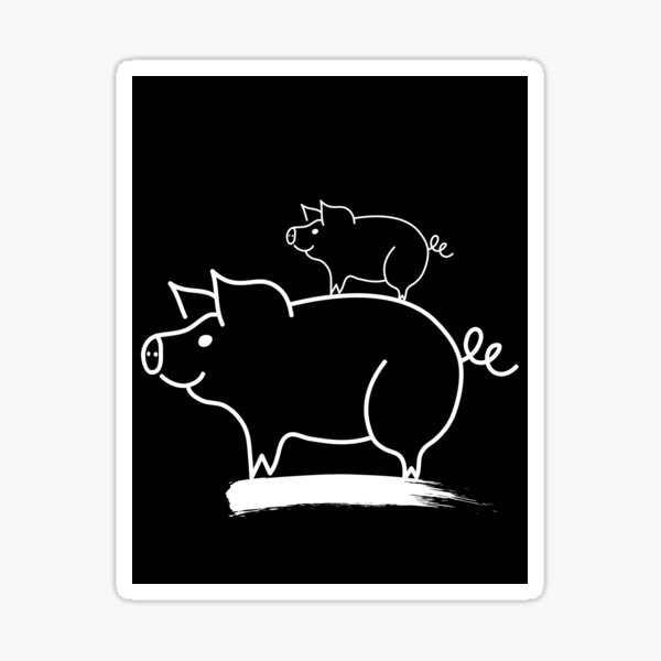 "Stranger Things The Piggyback" Sticker for Sale by Mustapha64 | Redbubble