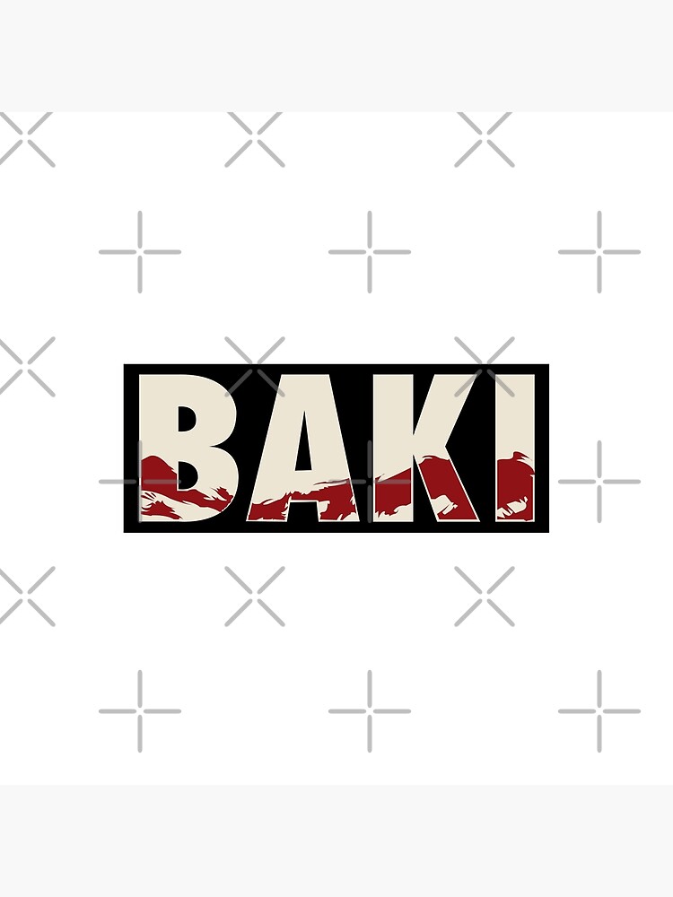 "Baki Hanma anime logo fighter" Poster for Sale by eLedesign22 | Redbubble