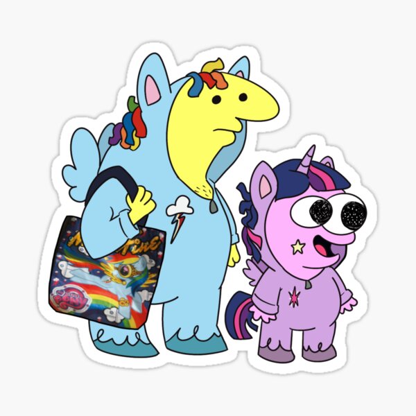 "Smiling Friends is magic" Sticker for Sale by AmyNewBlue | Redbubble