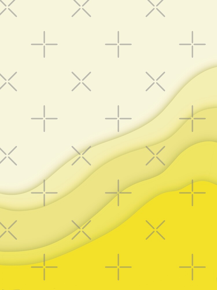 "Yellow Aesthetic Different Shades Layers" Poster for Sale by ...