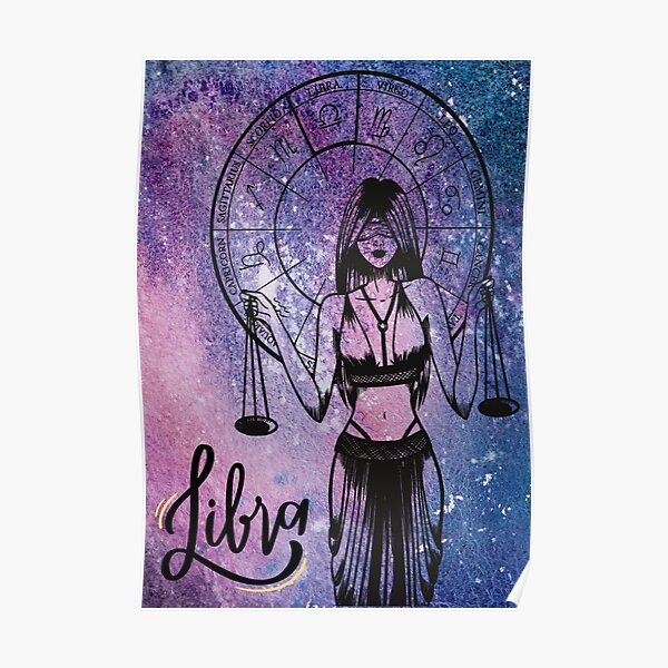 "Libra " Poster for Sale by jrdntay33 | Redbubble