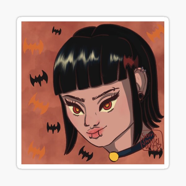 "Hellbat" Sticker for Sale by SierraSmilesArt | Redbubble