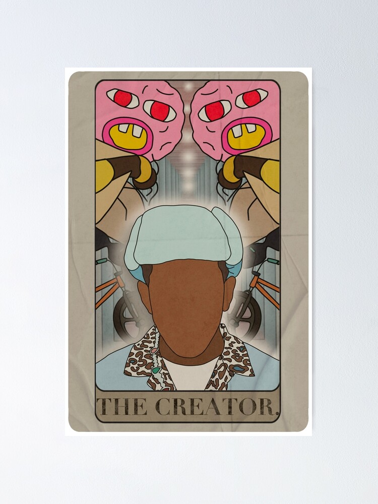 "Tyler the Creator Tarot Card" Poster for Sale by makbloom | Redbubble