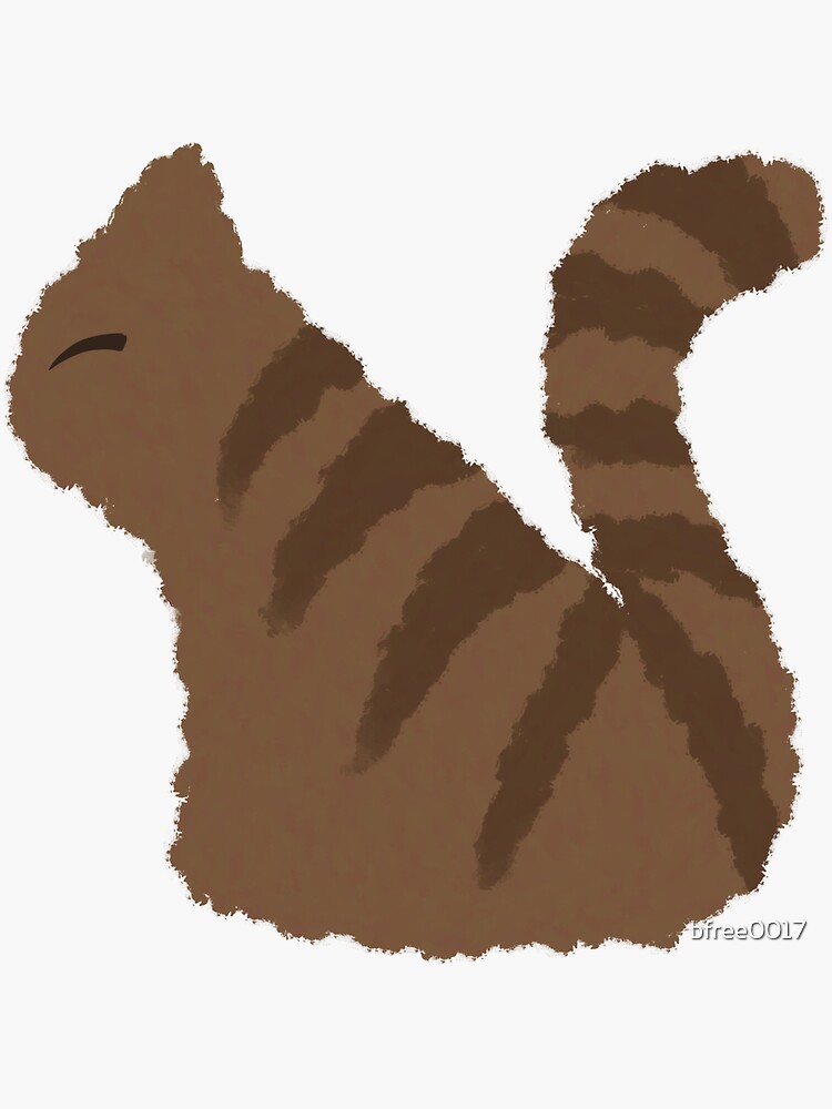 "Chibi Orange Cat" Sticker for Sale by bfree0017 | Redbubble