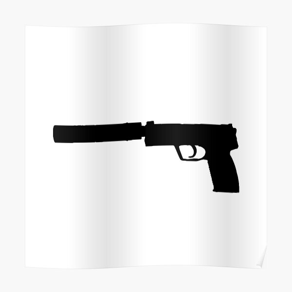 "USP-S" Poster for Sale by Borko-Bre | Redbubble