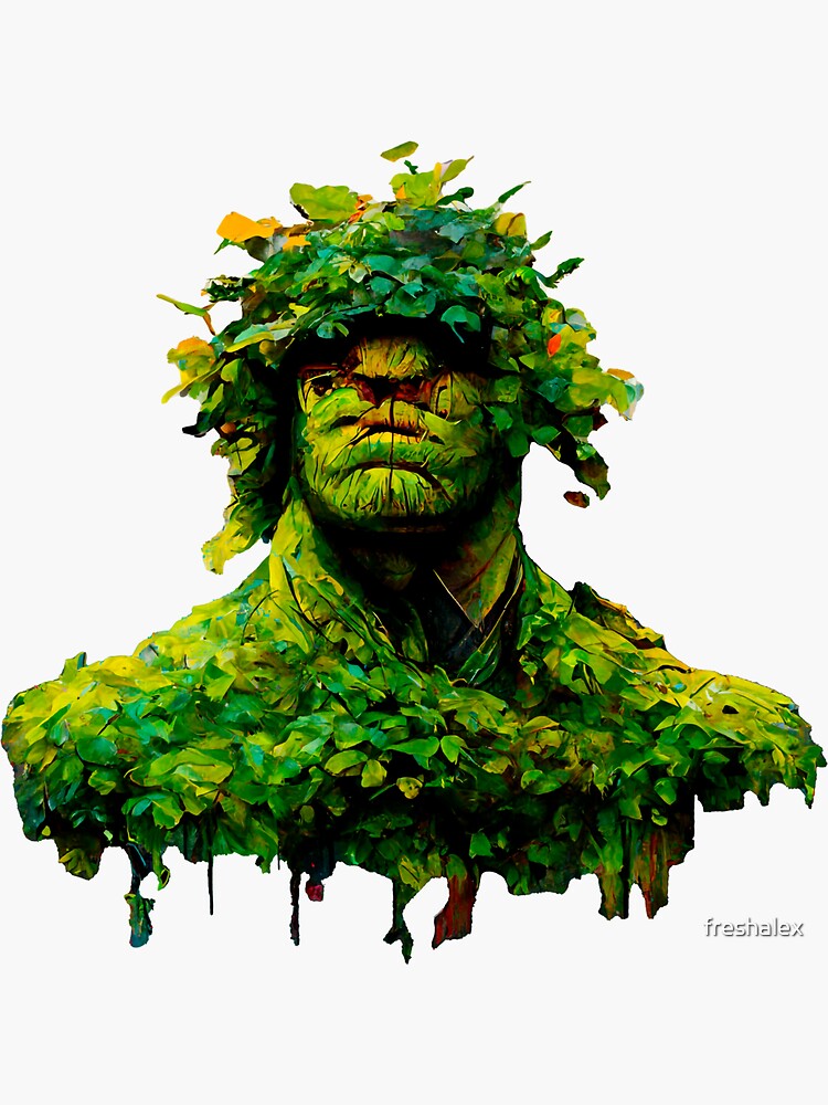 "Bush Man Street art" Sticker for Sale by freshalex | Redbubble