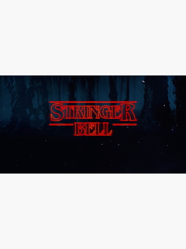 "Stringer Bell (Stranger Things)" Sticker for Sale by Lebronnames ...