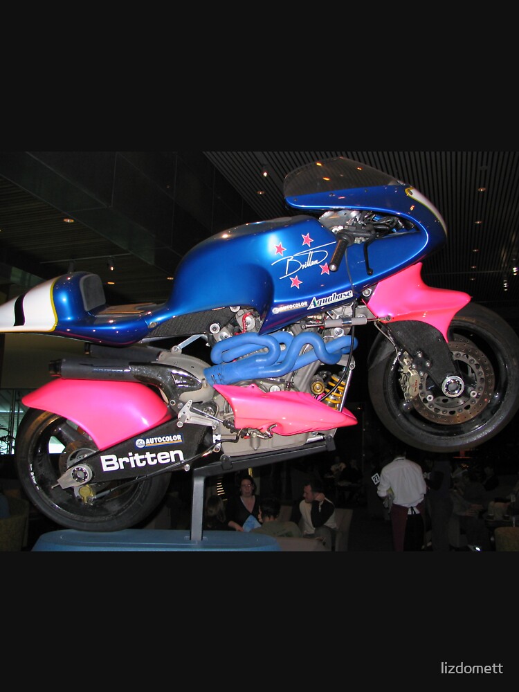 "Britten Race Motorcycle" T-shirt for Sale by lizdomett | Redbubble ...