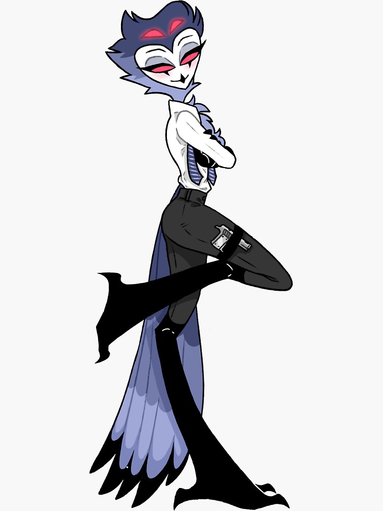 "Stolas in a suit" Sticker for Sale by Alienali-Art | Redbubble