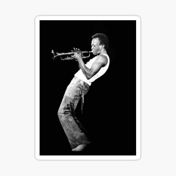"Aesthetic Miles Davis" Sticker for Sale by sylviatian | Redbubble