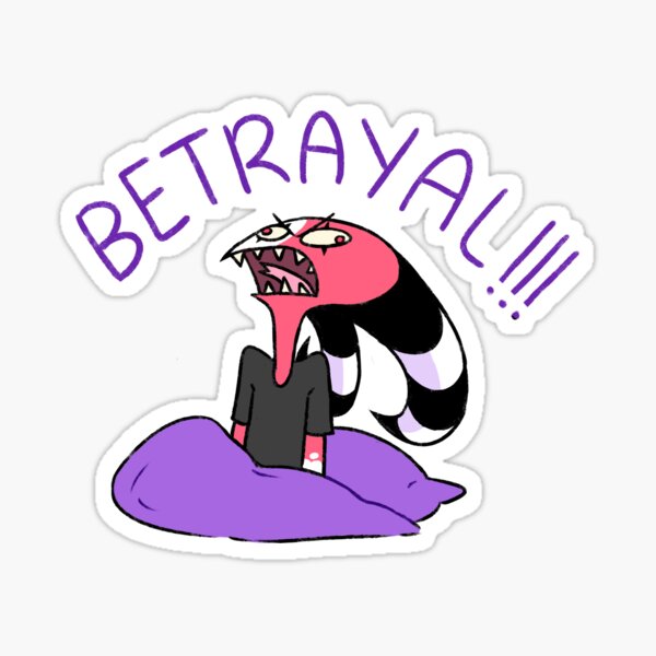"Betrayed Blitz" Sticker for Sale by Alienali-Art | Redbubble