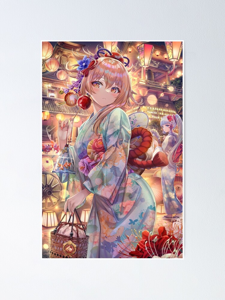 "Cute Yoimiya Genshin Impact" Poster for Sale by saranghandago | Redbubble