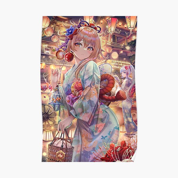 "Cute Yoimiya Genshin Impact" Poster for Sale by saranghandago | Redbubble