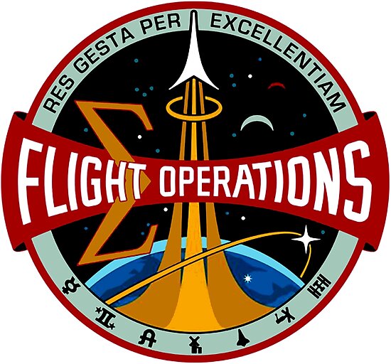 "NASA Flight Operations Directorate Logo" Photographic Print by ...