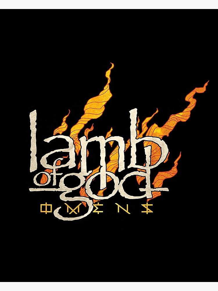 "Lamb of God - Omens Fire Logo" Art Print for Sale by martingrd440 ...