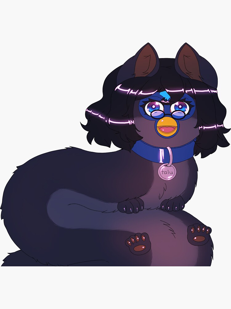 "Long furby cute" Sticker for Sale by DIANA402 | Redbubble