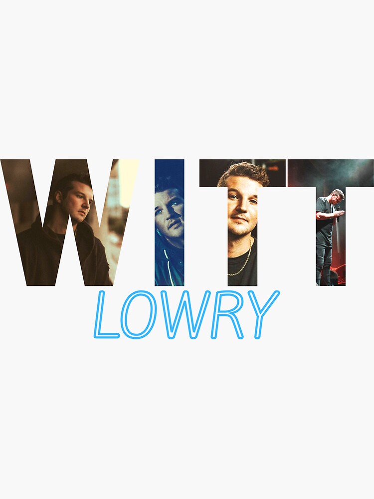 "Witt Lowry t shirt and sticker | Witt Lowry Hoodie" Sticker for Sale ...