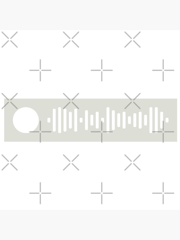 "Invisible String Spotify Code - Taylor Swift Folklore" Poster for Sale ...