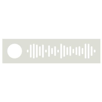 "Invisible String Spotify Code - Taylor Swift Folklore" Sticker for ...