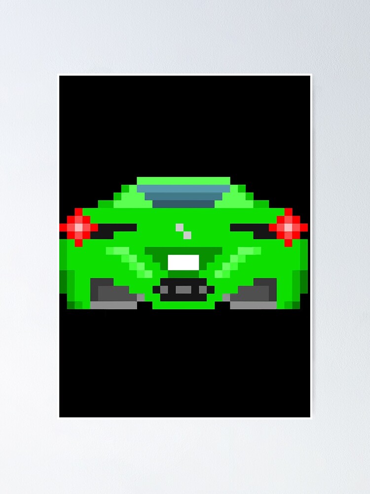 "Pixel Art Ferrari " Poster for Sale by Stephanie64032 | Redbubble
