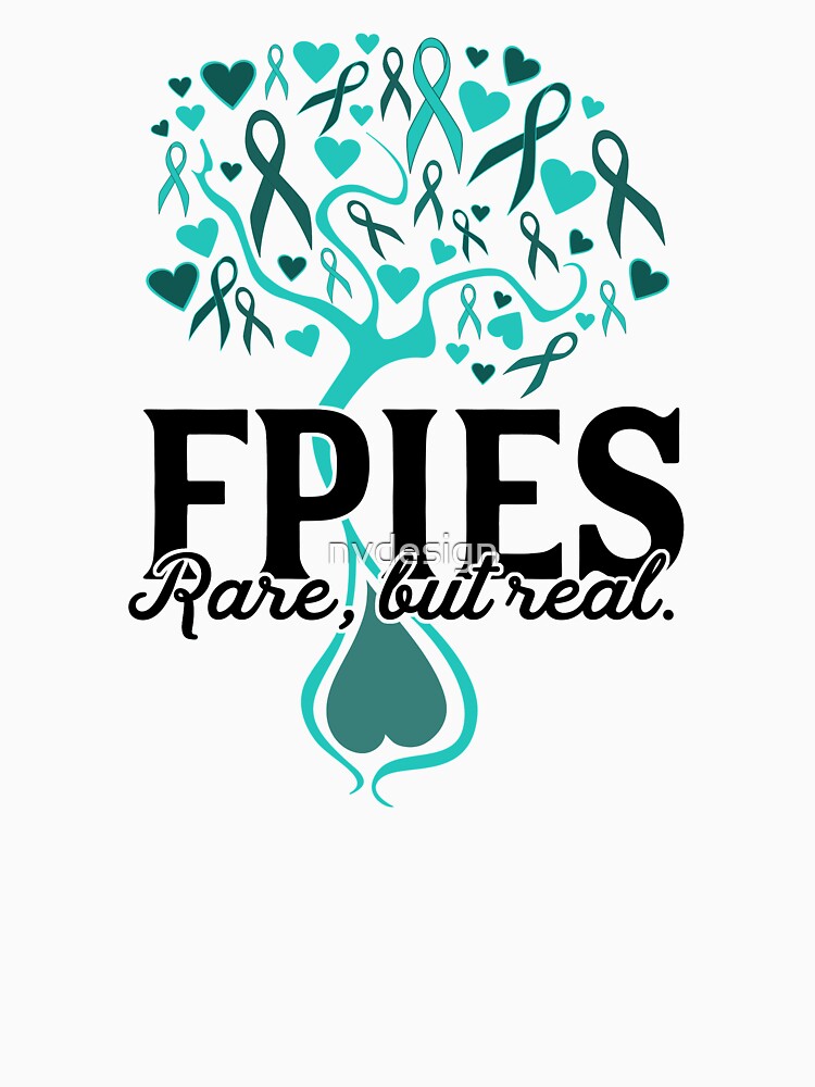 "FPIES: Rare But Real - Food Allergy Awareness Tree" T-shirt for Sale ...