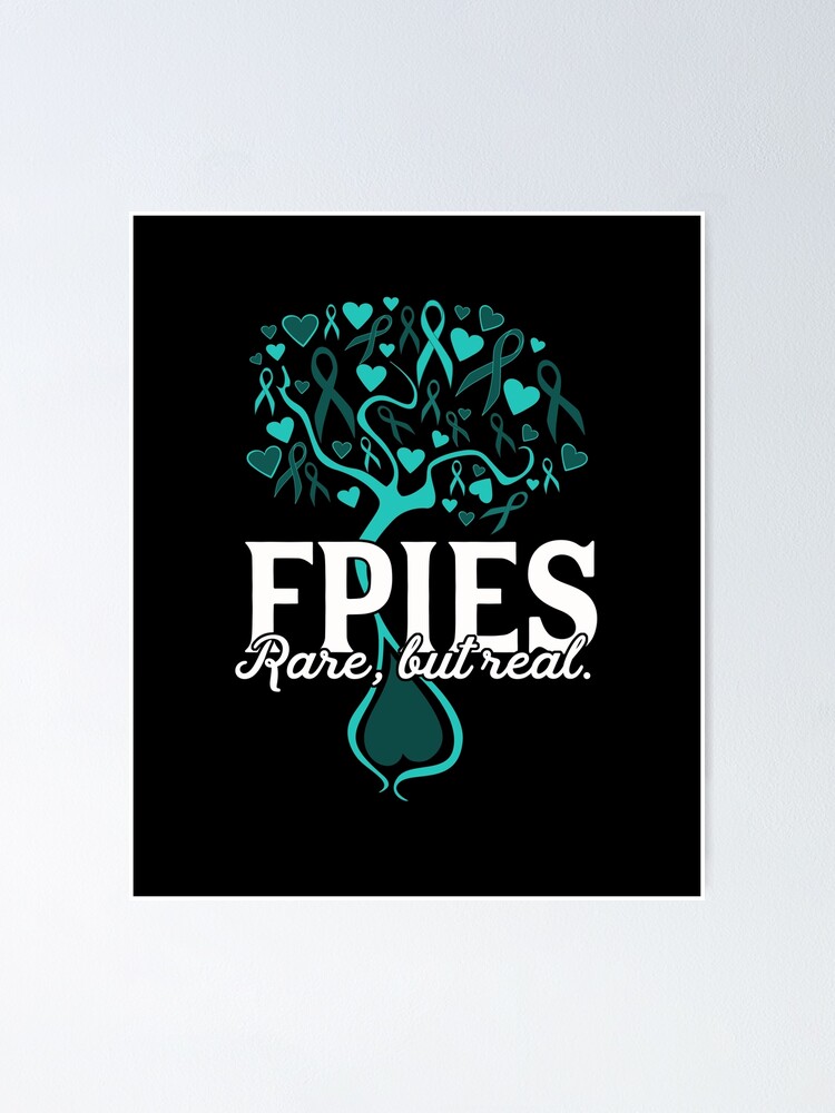 "FPIES: Rare But Real - Food Allergy Awareness Tree" Poster by nvdesign ...