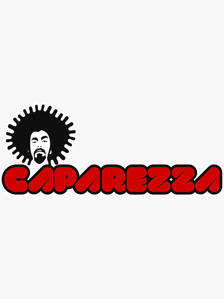 "CAPAREZZA - RAPPER" Sticker for Sale by CaitlynMarks | Redbubble