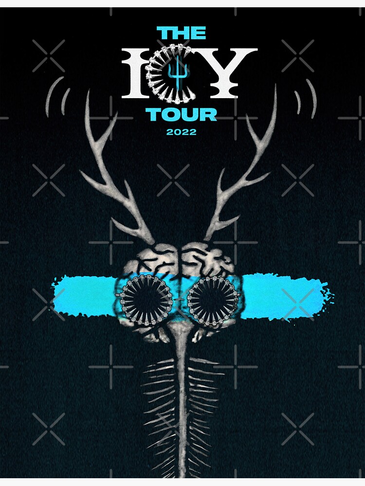 "Icy Tour 2022" Sticker for Sale by carolyn-terry | Redbubble