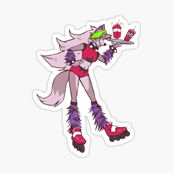 "Roxy Roller Diner FNAF" Sticker for Sale by nippin | Redbubble