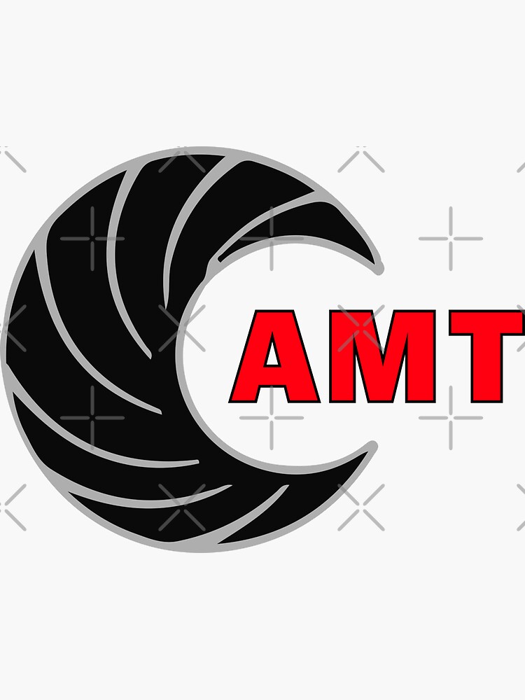 "AMT Firearms - Defunct Company" Sticker for Sale by PixelBuilder ...