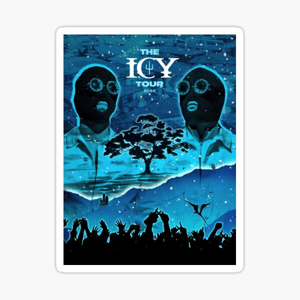 "The Icy Tour 2022" Sticker for Sale by john-gambrel | Redbubble