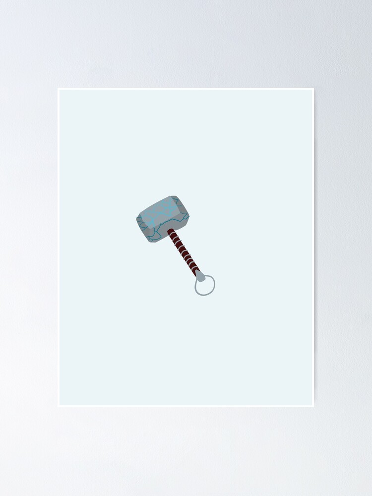 "Jonathan/Mjolnir" Poster for Sale by cranberryrose22 | Redbubble