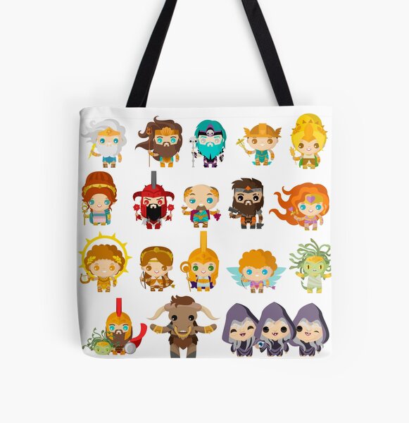 Tote bag « dieux et créatures mythologiques de la mythologie grecque et ...